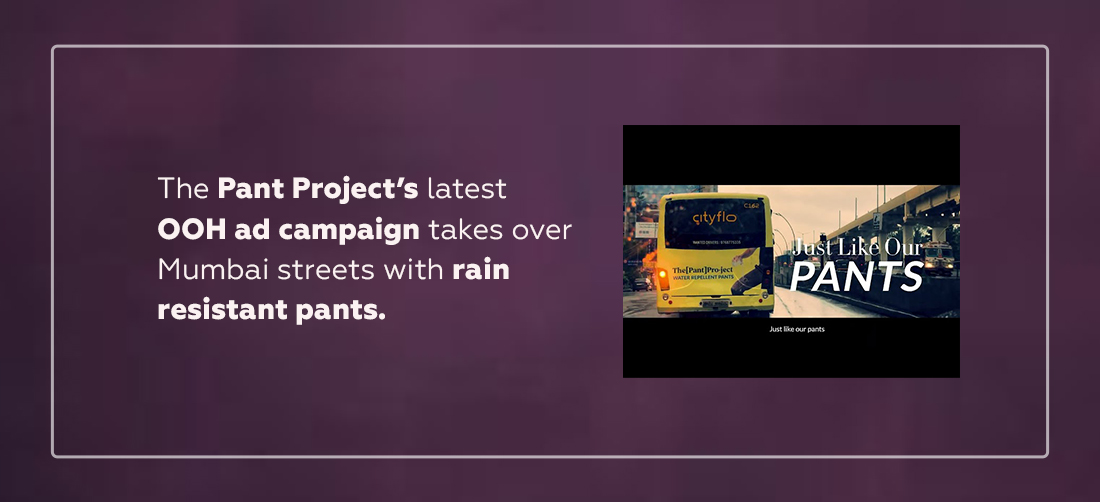 The Pant Project’s OOH Campaign Makes a Splash in Mumbai